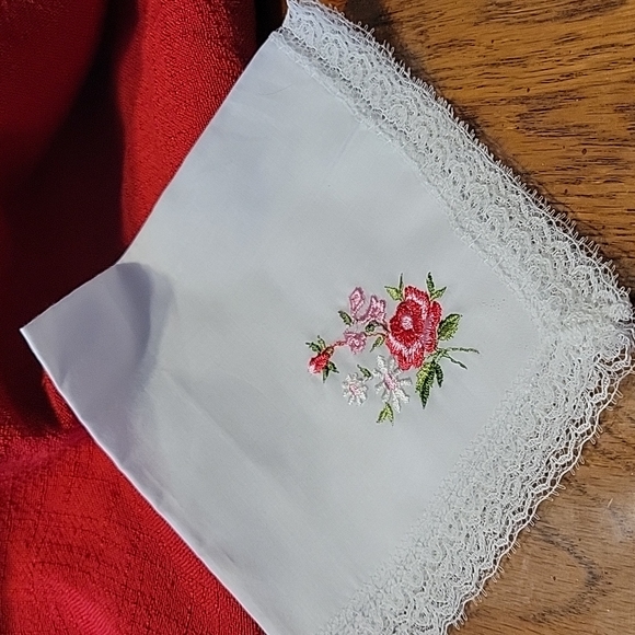 Other | Vintage Beautiful Hankerchief | Poshmark